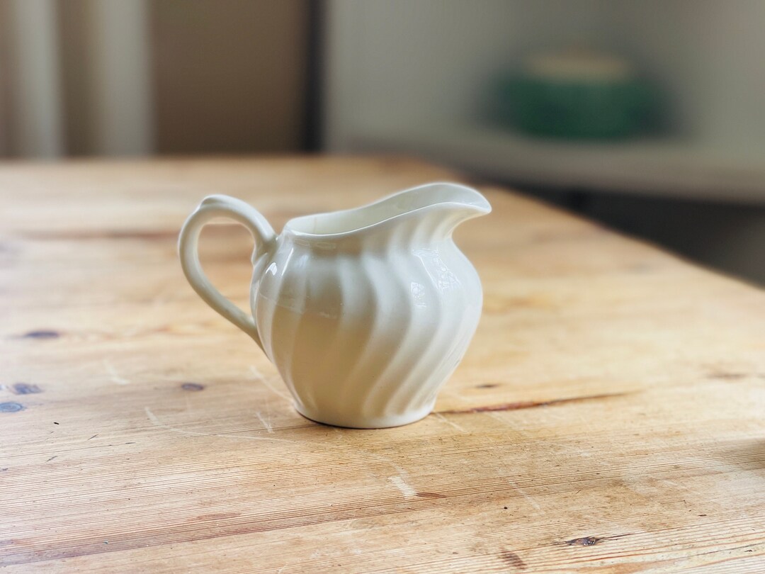 Vintage Royal Wessex Ironstone English White Creamer by Swinnertons ...