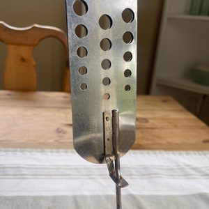 Vintage Expandable Triple Blade Spatula Stainless Steel Wood Handle ...