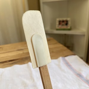 Authentic Vintage Pyrex Bowl Spatula or Plate Scraper With Wood Handle ...