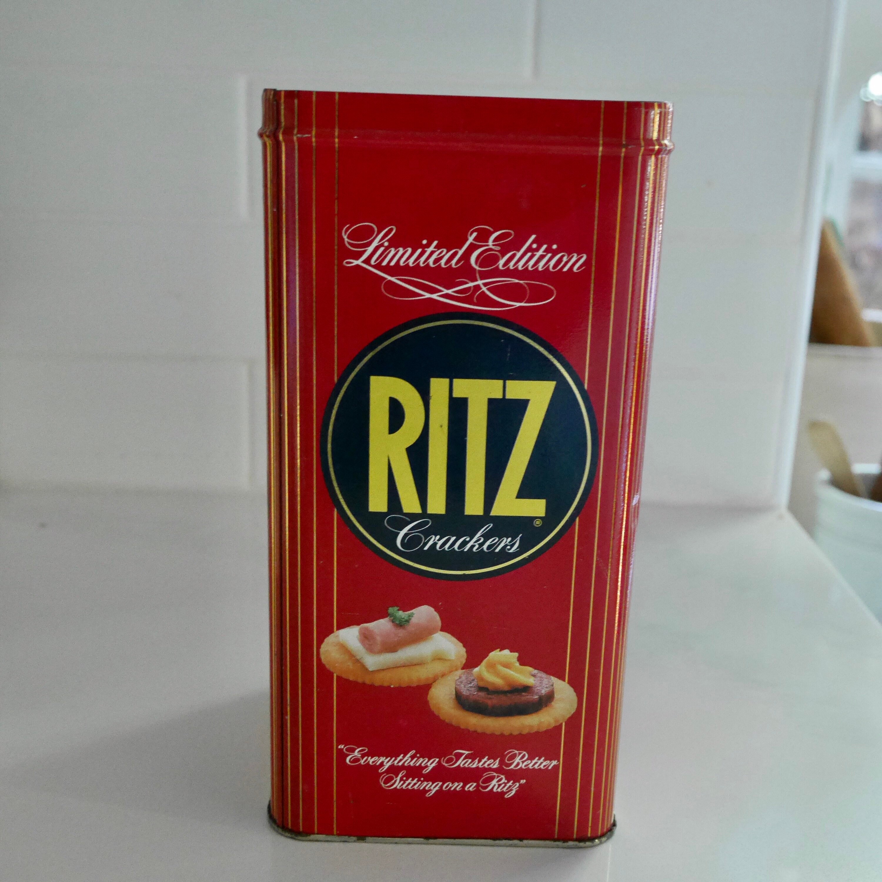 Ritz Cracker Vintage Can / Limited Edition Ritz Crackers Can / - Etsy