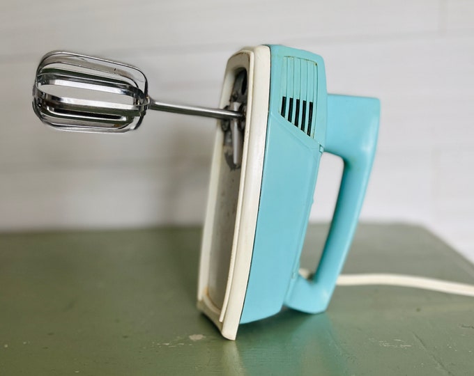 General Electric Turquoise Mixer Blender / Vintage GE Model - Etsy
