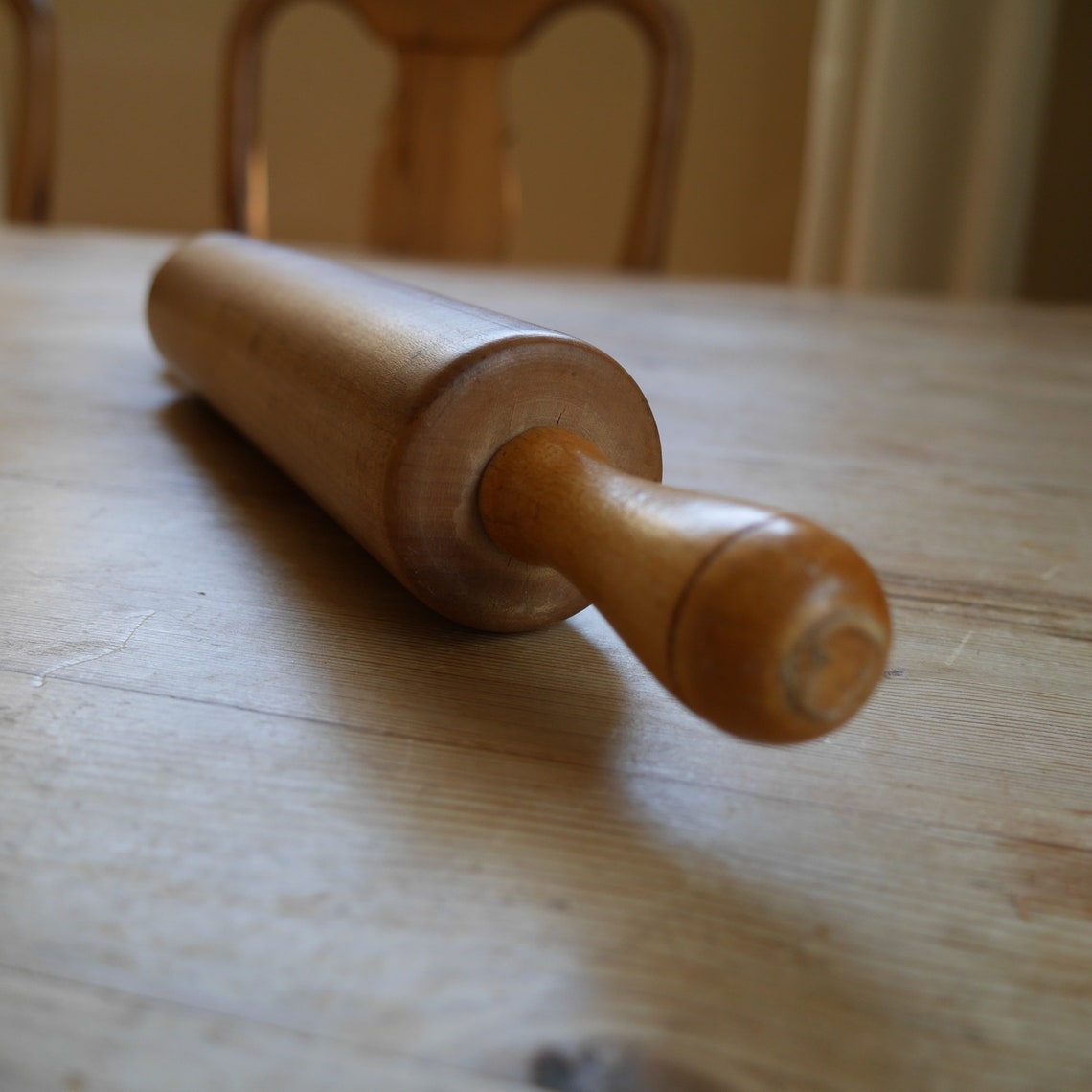 Small Wood Rolling Pin Vintage Rolling Pin SHIP FREE - Etsy