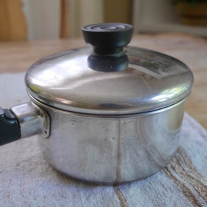 Vintage Ekcoware Sauce Pan With Copper Clad Bottom U.S.A / Stainless ...