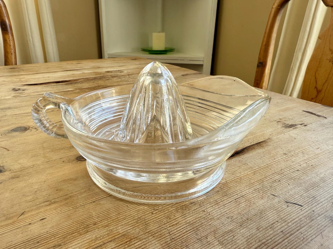 Vintage Glass Lemon Orange Juicer, Antique Lemon Lime Juicer - Etsy