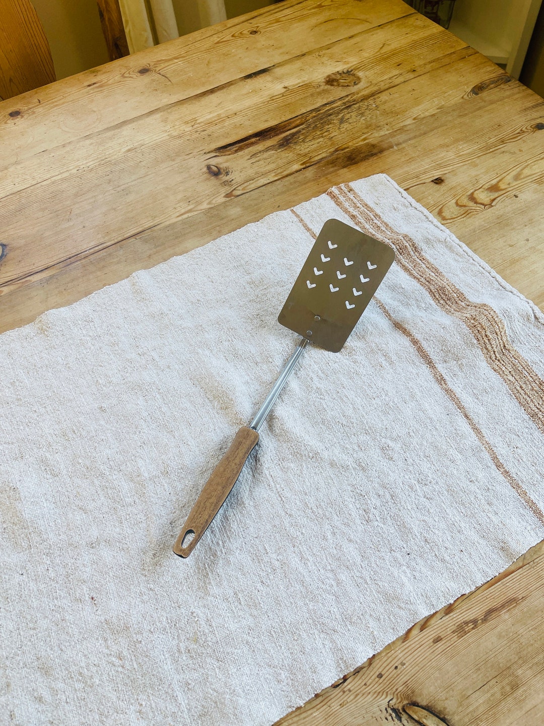Authentic Vintage EKCO USA Spatula With Faux Wood Handle - Etsy