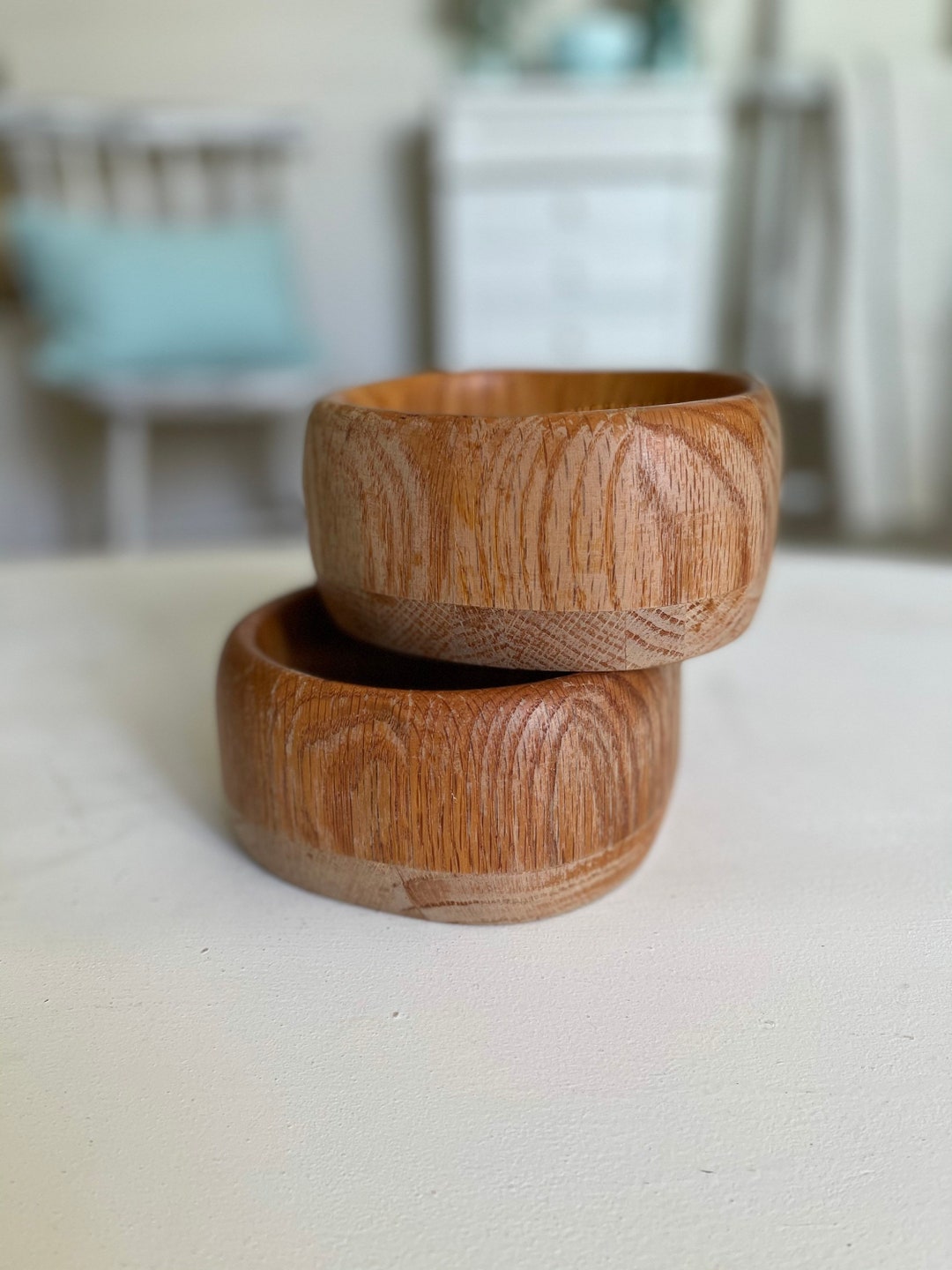 Two Genuine Vintage Vermillion Wood Bowl / Vintage Vermillion - Etsy