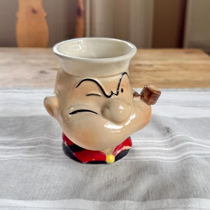 Vintage Popeye Mug 1980 King Features Syndicate, Popeye Mug Made in ...