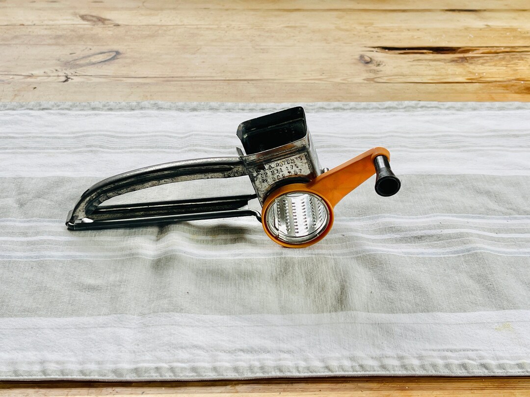 Rare Mouli Grater With Removable Barrel and Orange Handle / Hand ...