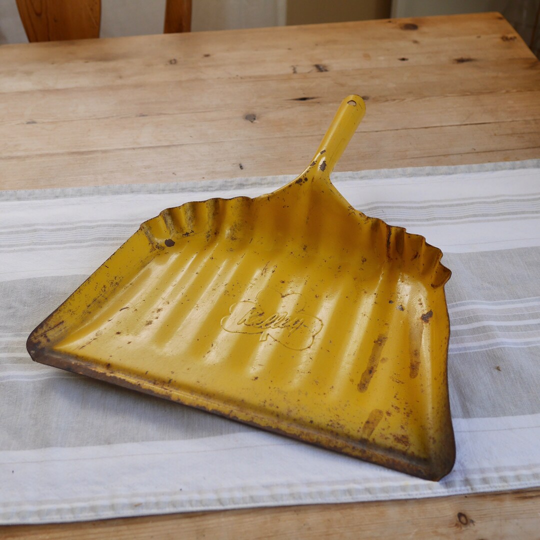 Vintage Kelley Yellow Steel Dustpan / Rare Vintage Yellow Dust - Etsy