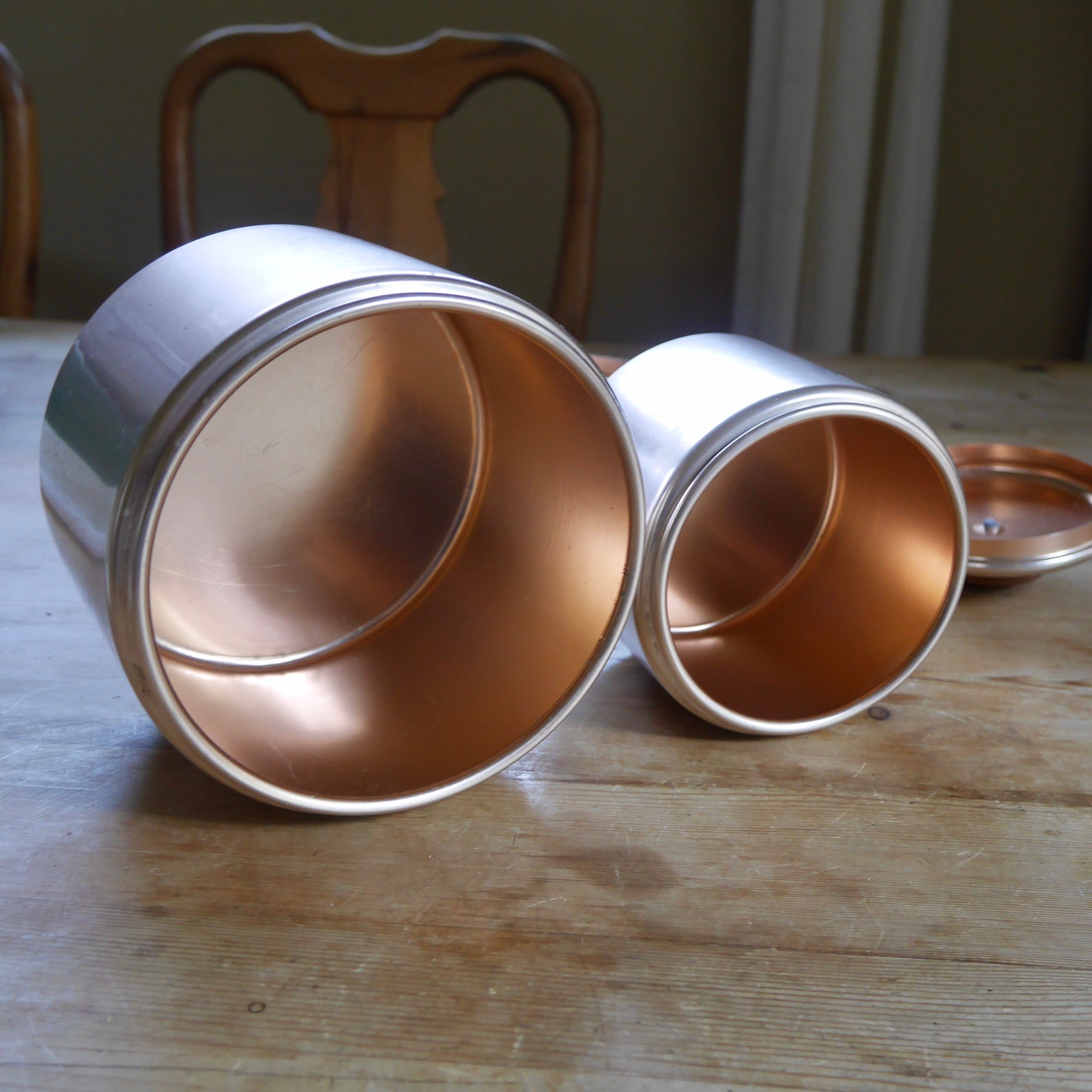Copper Colored Vintage Kitchen Canister Set by Mirro / Set of - Etsy