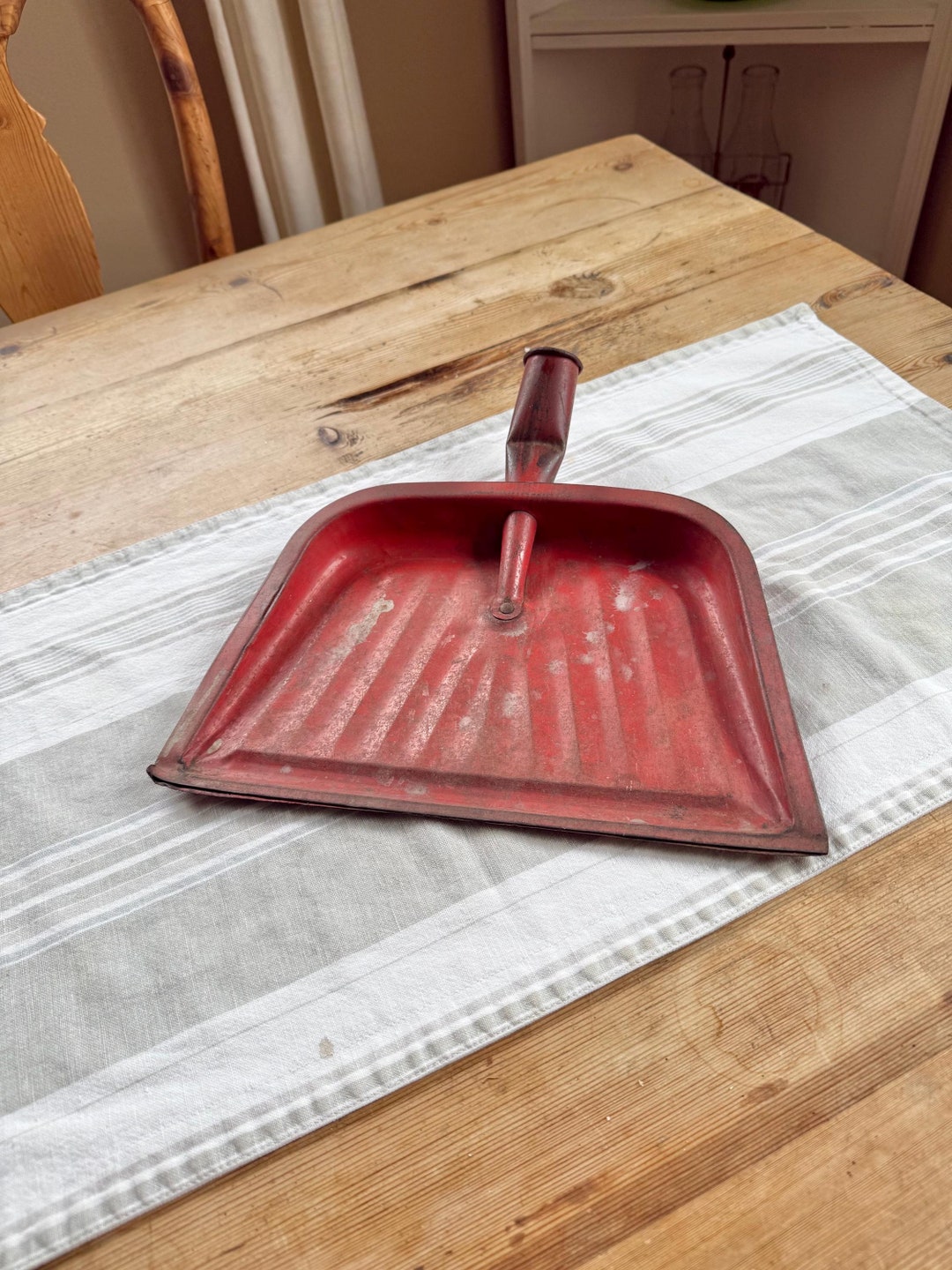 Vintage Red Metal Dustpan / Rare Vintage Red Dust Pan - Etsy