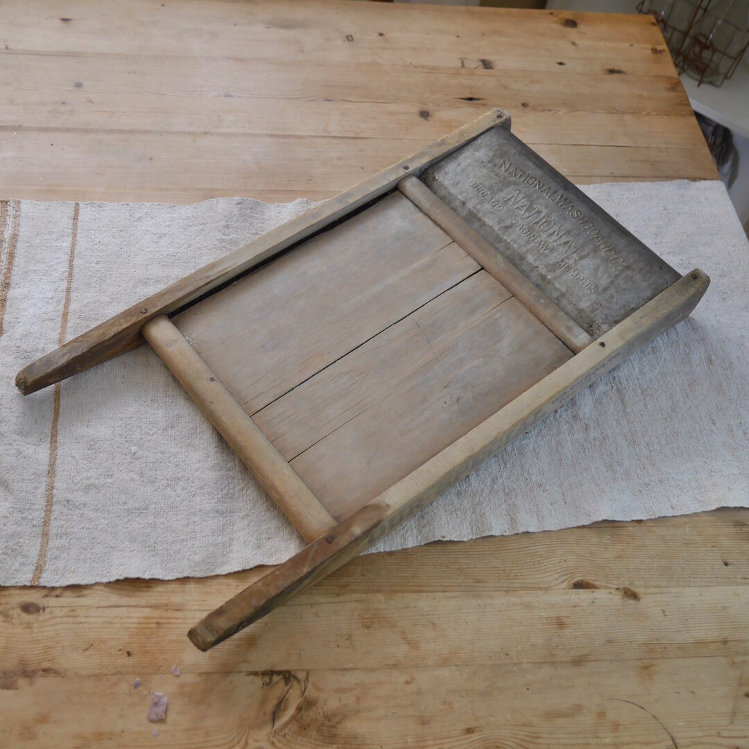 Large Vintage National Washboard Co. Metal Scrub Board - Etsy