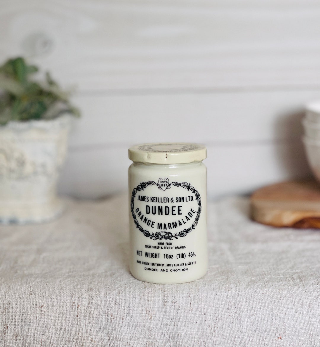 Vintage James Keiller Dundee Marmalade Crock Jar With Lid - Etsy