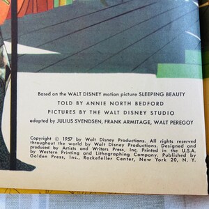1950's Little Golden Book, Walt Disneys Sleeping Beauty D61 - Etsy