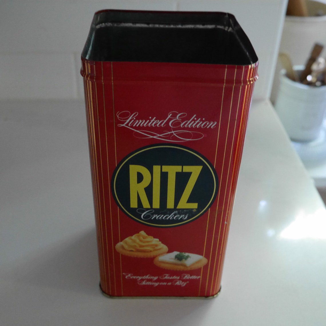Ritz Cracker Vintage Can / Limited Edition Ritz Crackers Can / | Etsy