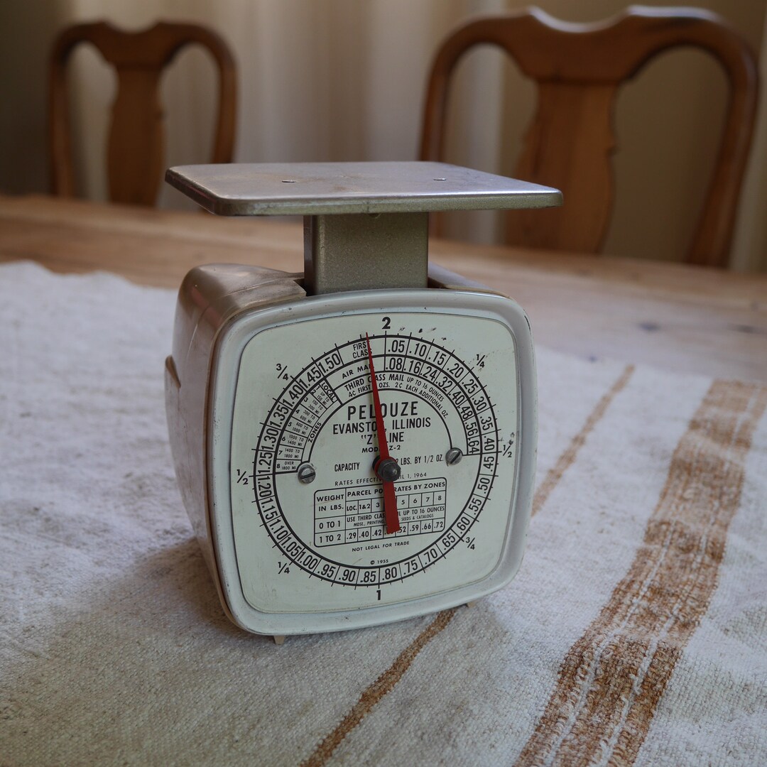 Vintage 1955 PELOUZE Postal Scale Model Z-2 / Vintage Postal Scale ...