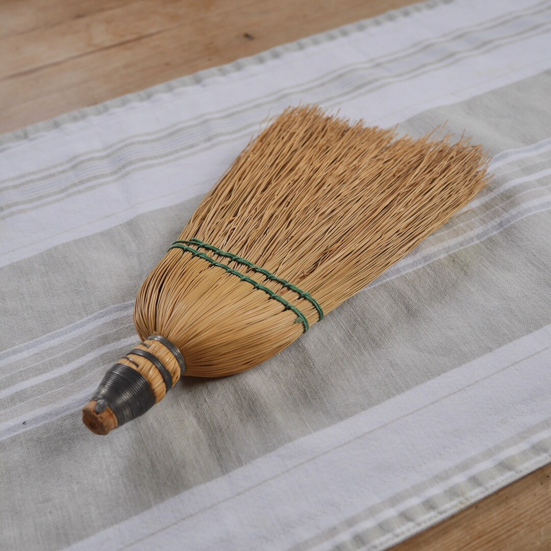 Authentic Vintage Hand Whisk / Whisk Broom With Green - Etsy