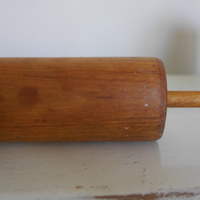 Beautiful Vintage Wooden Rolling Pin One Piece Rolling Pin - Etsy