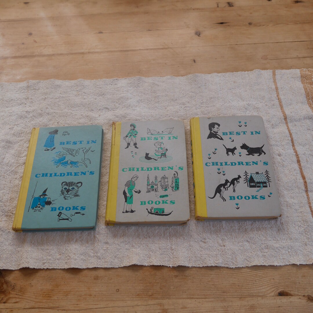 Vintage Best in Children's Books / Three Hardback Bookx by Nelson ...