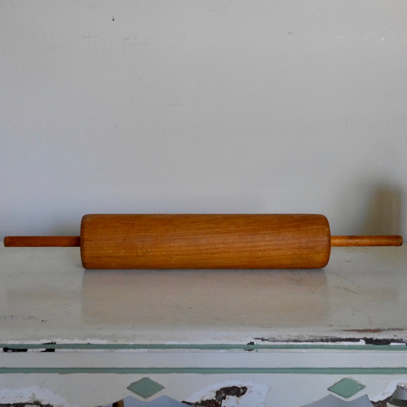 Beautiful Vintage Wooden Rolling Pin One Piece Rolling Pin - Etsy