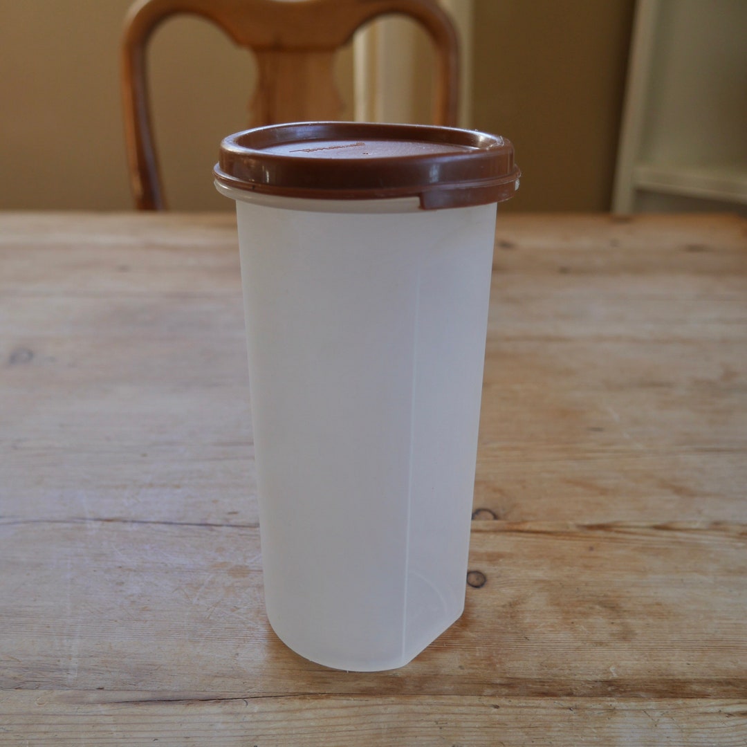 Tupperware Modular Mates Container 1641-18 With Brown Lid - Etsy