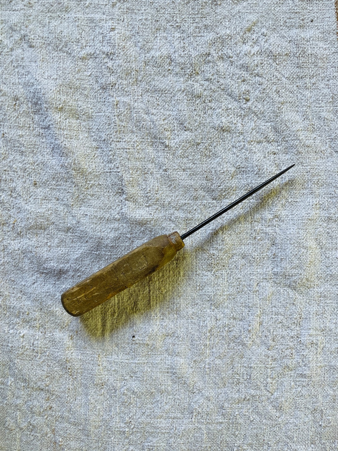 Authentic Vintage Wood Handle Ice Pick / Vintage Ice Pick With Wood ...