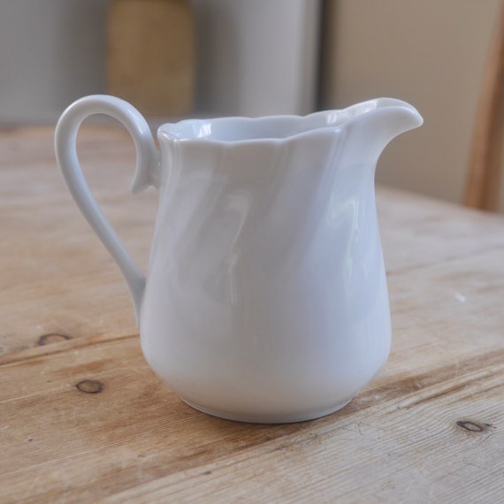 Vintage Yorkshire White Creamer Made in Japan / Yorkshire - Etsy