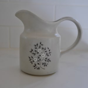 Vintage Small Pitcher / Pfaltzgraf USA Stoneware Pitcher - Etsy