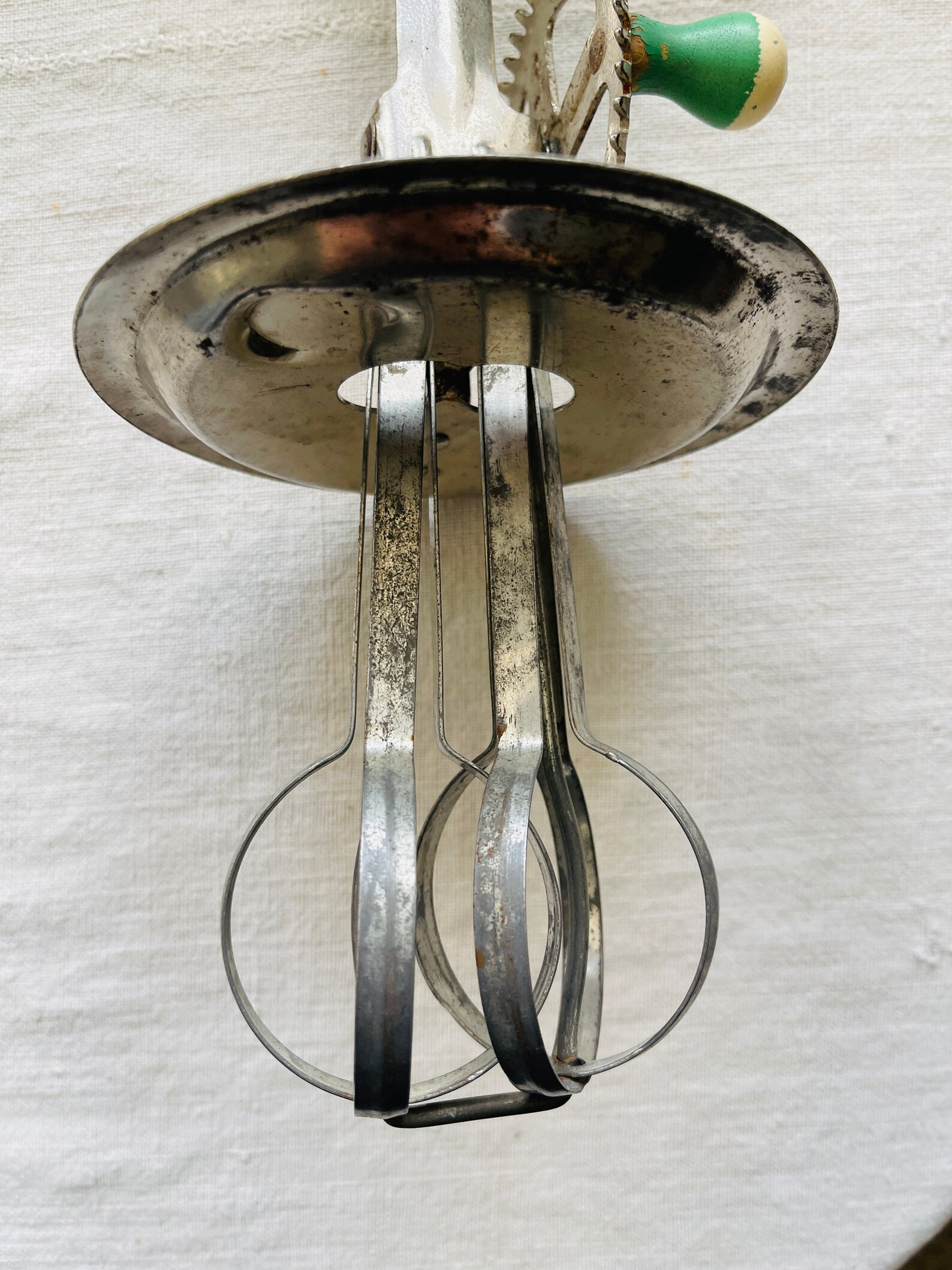 Vintage A & J Green Handle Hand Mixer / Vintage '50s Egg - Etsy