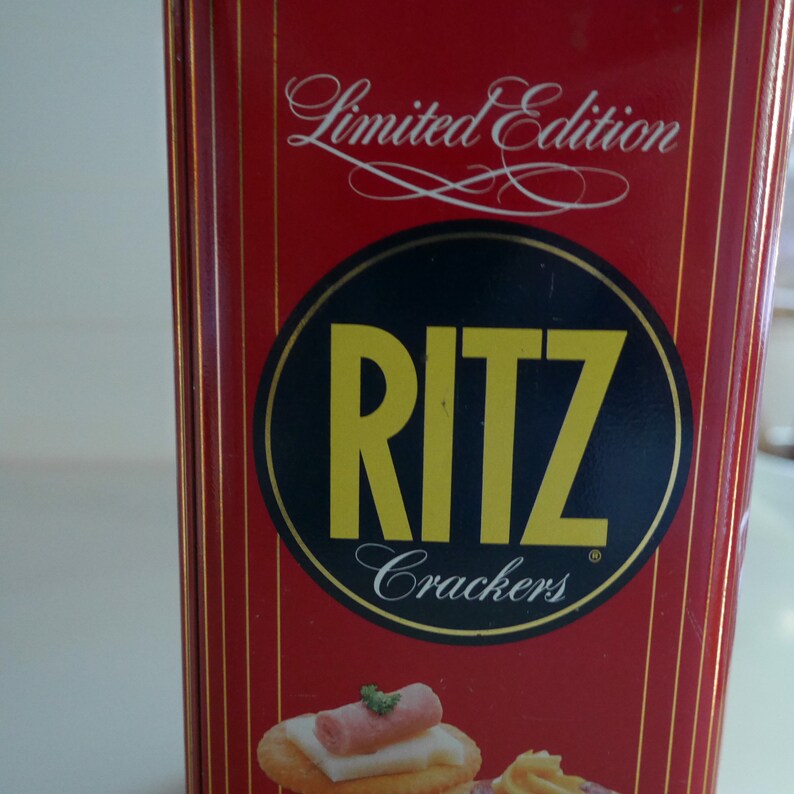Ritz Cracker Vintage Can / Limited Edition Ritz Crackers Can / | Etsy