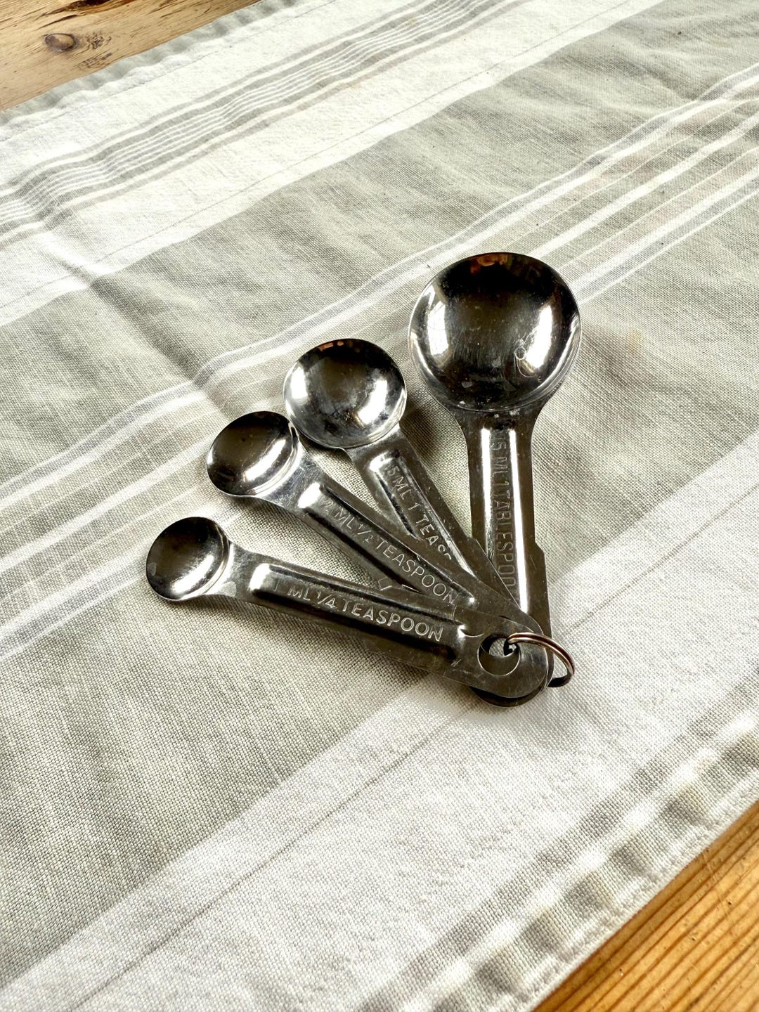 Authentic Vintage Aluminum Measuring Spoons - Etsy