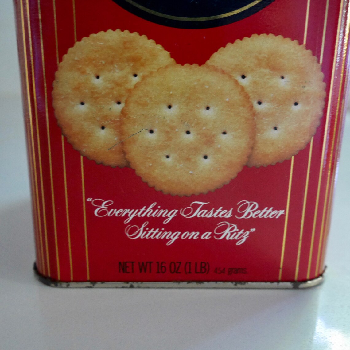 Ritz Cracker Vintage Can / Limited Edition Ritz Crackers Can / - Etsy
