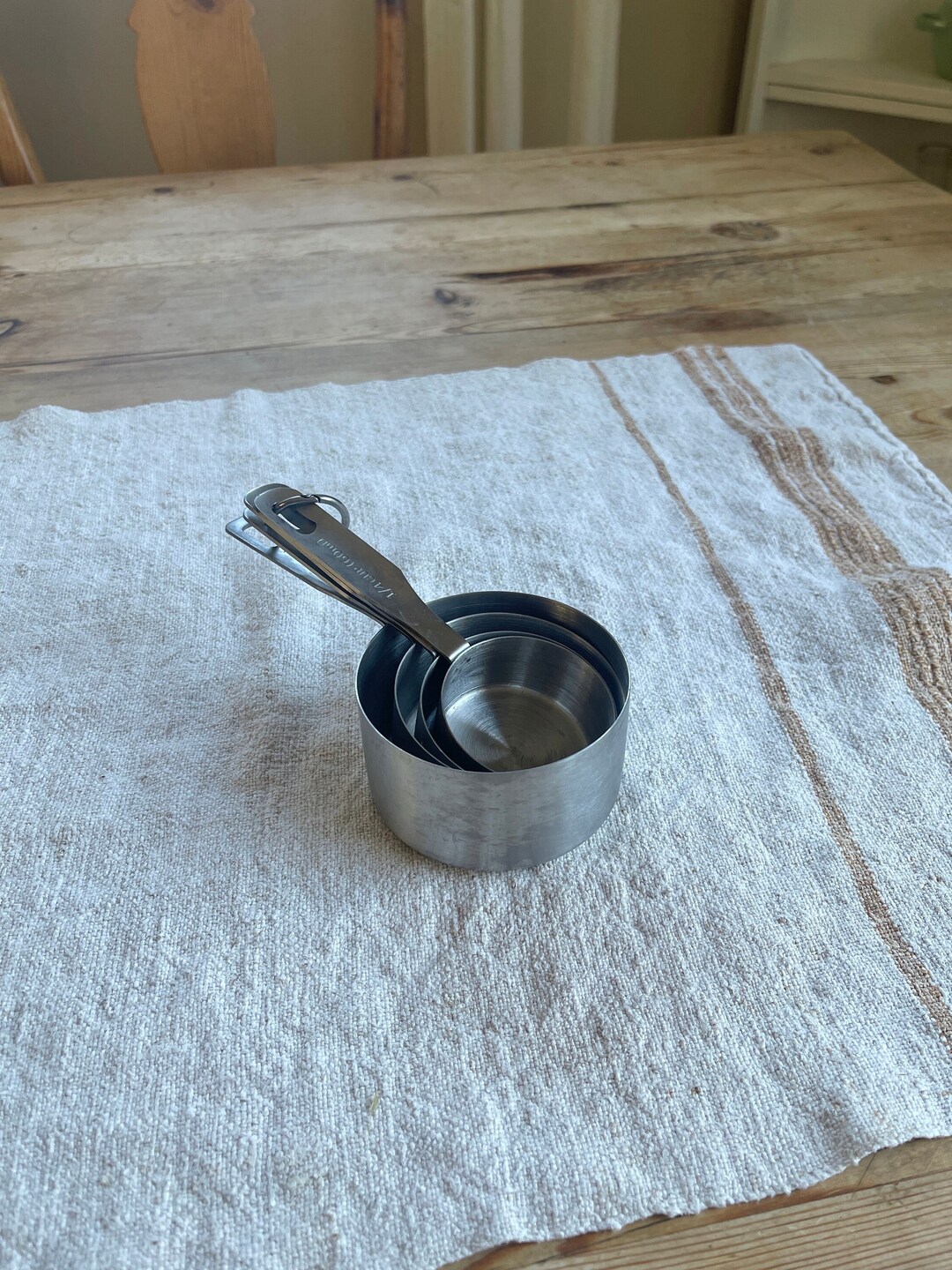 Vintage NORPRO Stainless Steel Stacking Measuring Cups (4-piece) - Etsy