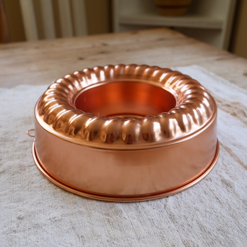 Copper Colored Vintage Jello Mold Cake Pan by Mirro Mirro - Etsy