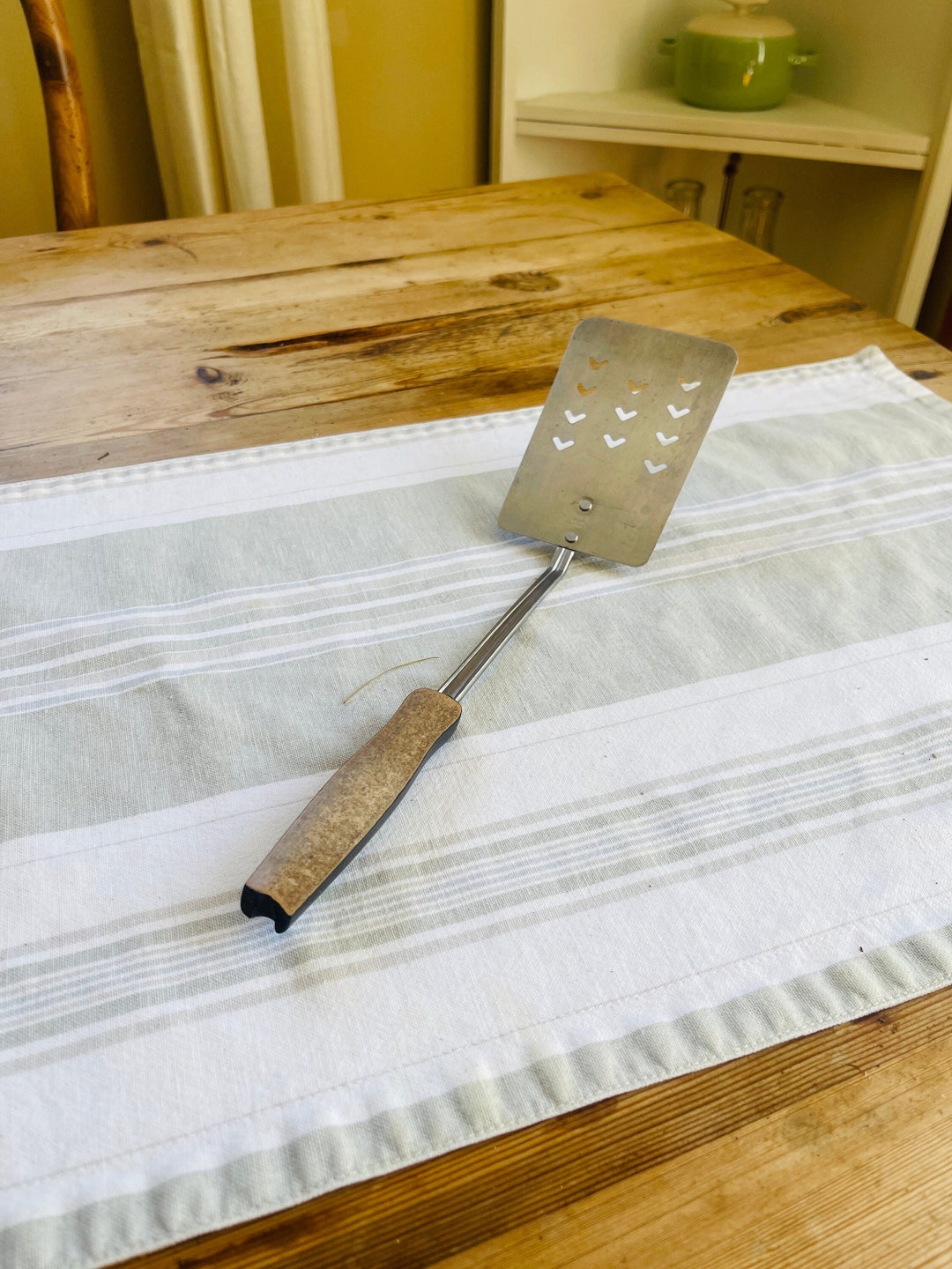 Authentic Vintage EKCO USA Spatula With Faux Wood Handle - Etsy