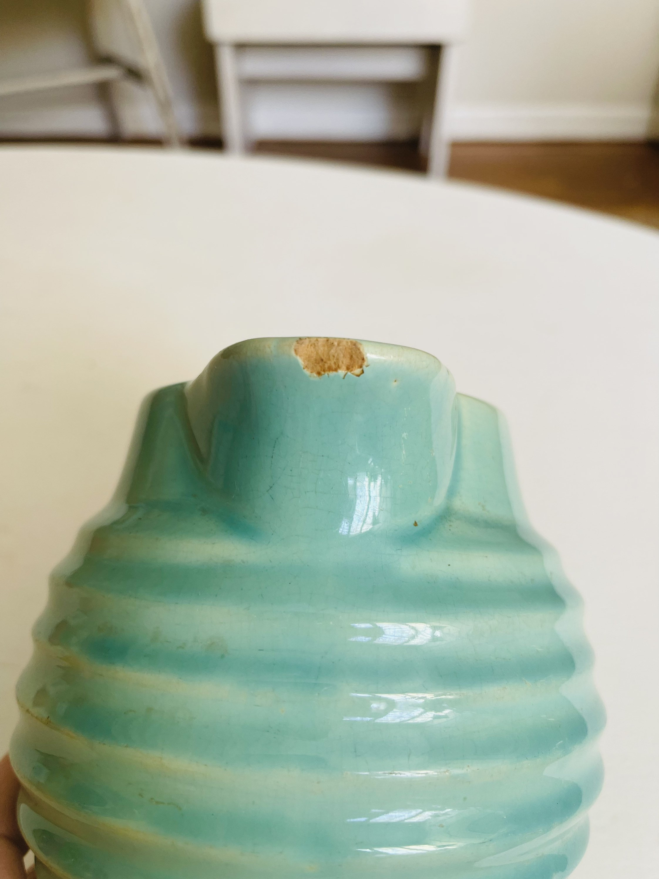 USA Ringware Aqua Blue Bauer Pitcher Pottery / USA Vintage - Etsy UK