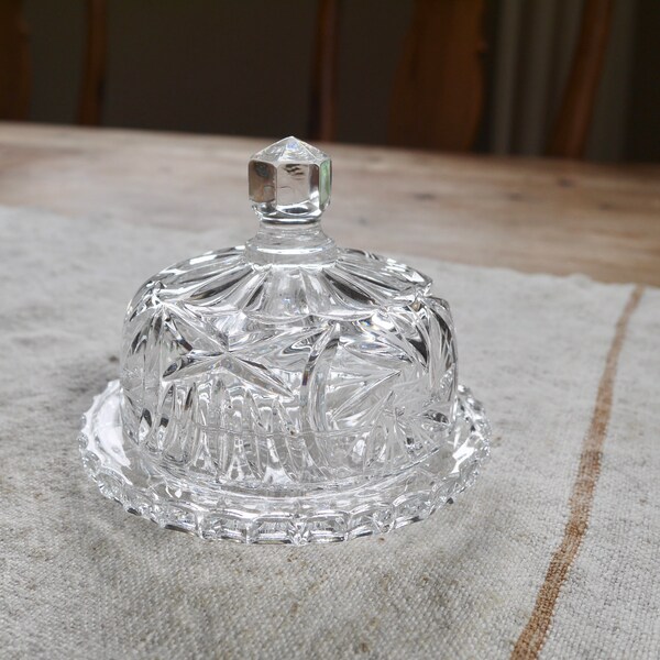 Crystal Butter Dish - Etsy