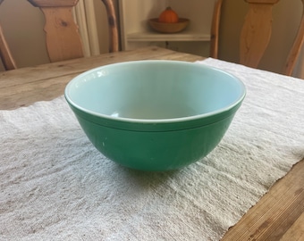 Vintage Pyrex Green Bowl / Green 2 1/2 Qt Pyrex Oven Ware Bowl ...