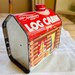 Vintage Tin Log Cabin Maple Syrup 1887 1987 100th Anniversary, Red Log ...