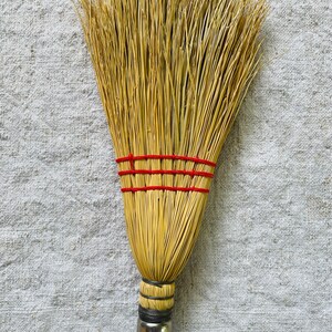 Authentic Vintage Hand Whisk With Red Stitching / Whisk Broom With Red ...