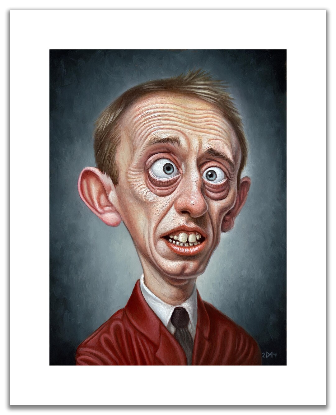 Flabbergasted Franky 8" X 10" Fine Art Print - Etsy