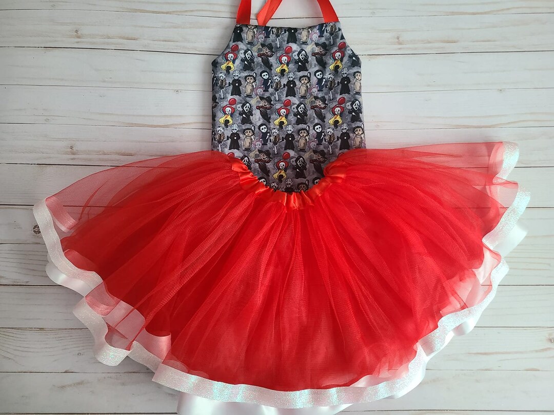 SIZE 2-3t CLEARANCE Horror Villian Tutu Set Top and Tutu Twirl - Etsy