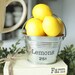 Galvanized Lemon Bucket-summer Decor-lemon Decor-lemon-fruit Decor ...
