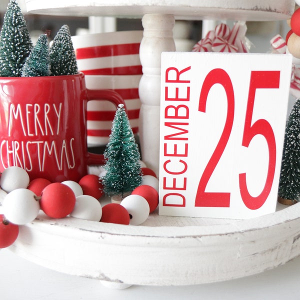 Wooden Red Truck Christmas Sign - Etsy