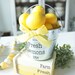 Galvanized Lemon Bucket-summer Decor-lemon Decor-lemon-fruit Decor ...