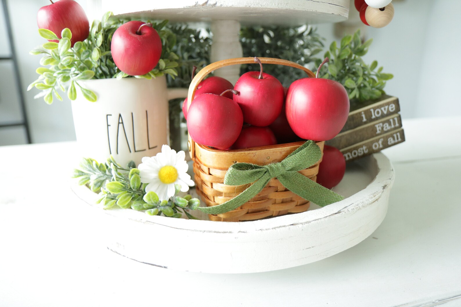 Farm Fresh Apple Basket-fall Pumpkin-autumn Decor-pumpkin | Etsy