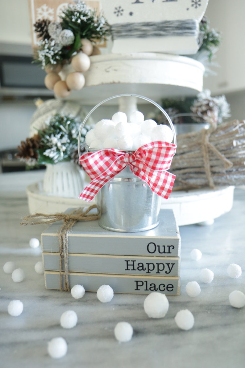 Snowballs-mini Snowball Decor-galvanized Decor-christmas - Etsy