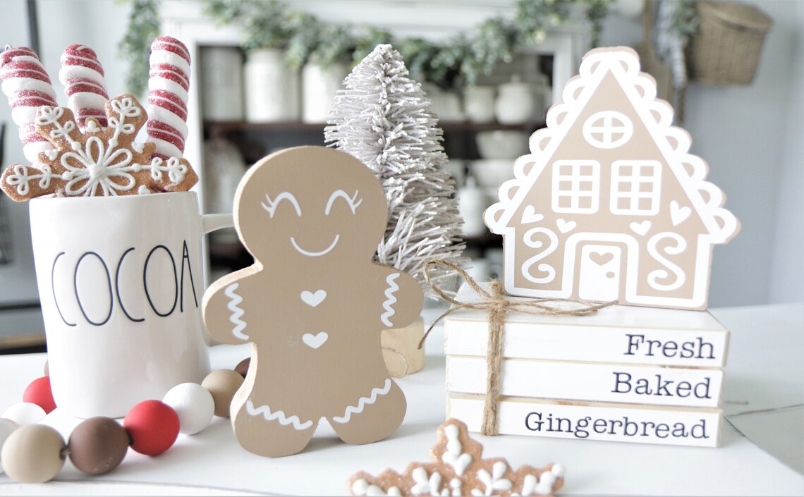 Gingerbread House-gingerbread Decor-gingerbread Cookies-tier - Etsy