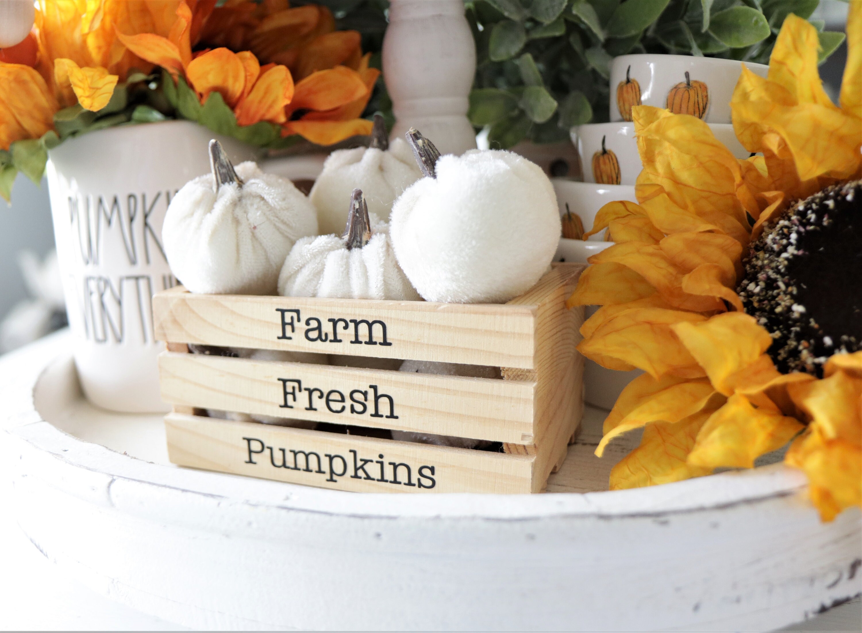 Farm Fresh Pumpkins Wooden Crate-fall Pumpkin-autumn | Etsy