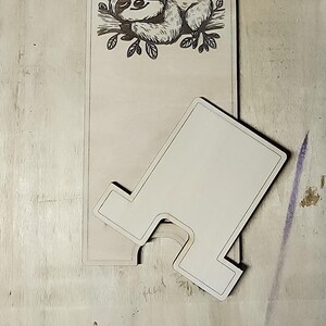 Wooden Travel Phone Stand With Cute Animal Engravings - Etsy